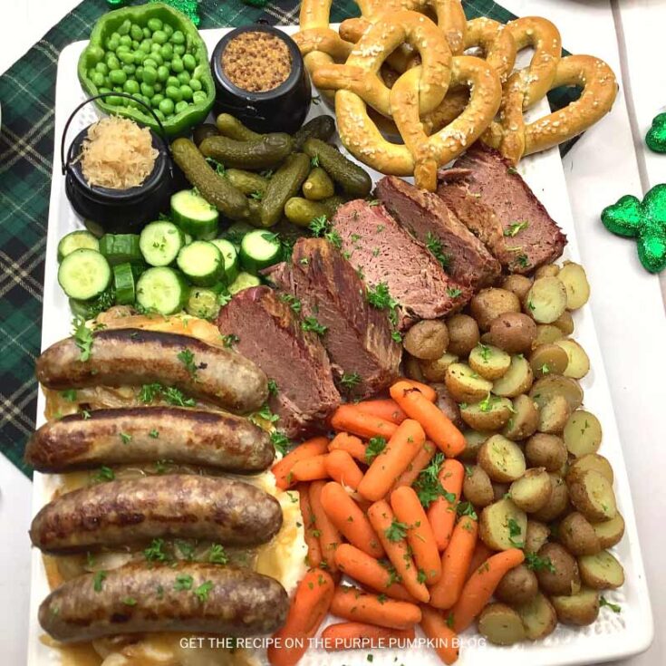 St. Patrick's Day Dinner Board (Irish Food Charcuterie Board!)