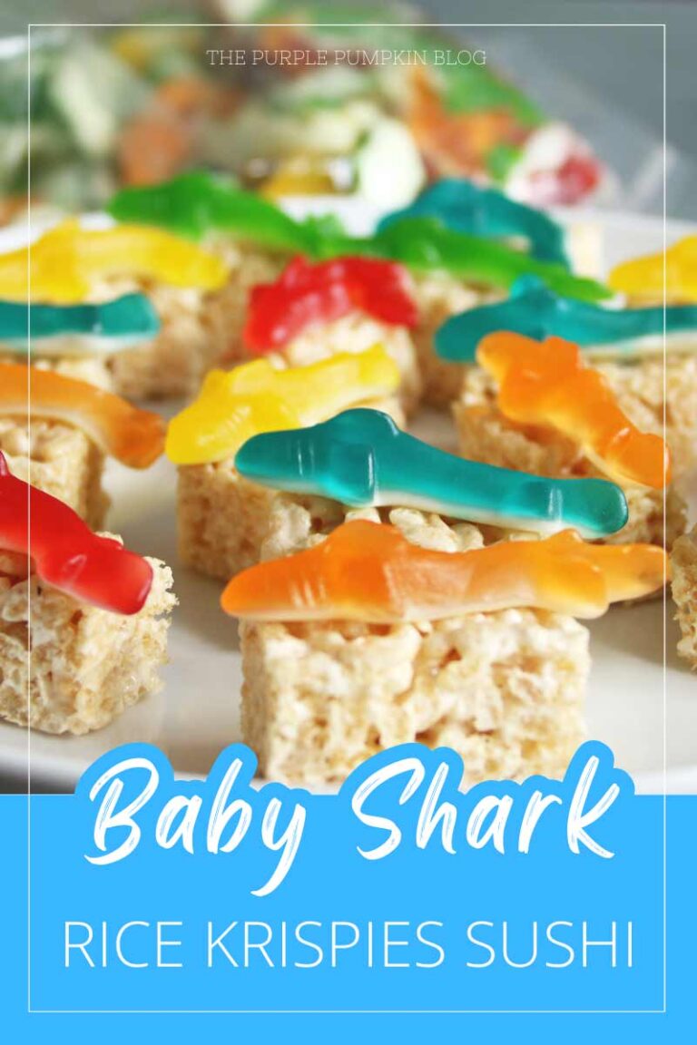 Baby Shark Candy Sushi For A Baby Shark Party or Shark Week!