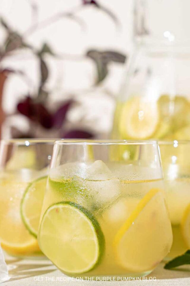 White Wine Melon Apple Sangria - A Sip of Summertime Bliss