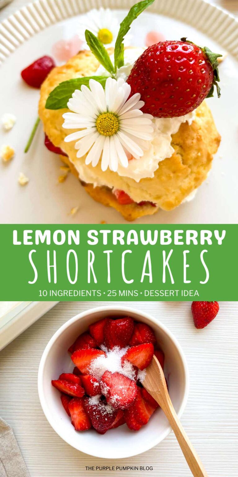Quick & Easy Lemon Strawberry Shortcake Recipe