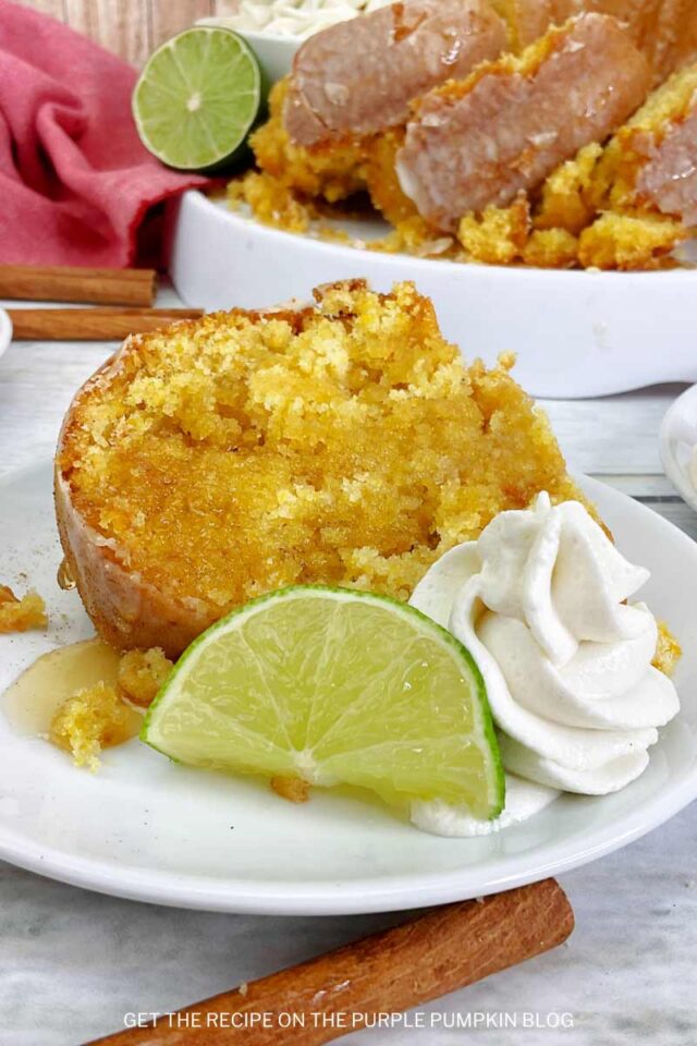 Mexican Sweet Corn Cake with Cinnamon Churro Icing