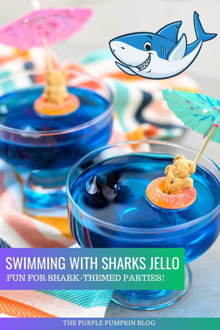 Swimming With Sharks Jello Dessert Cups (Baby Shark Party Idea)