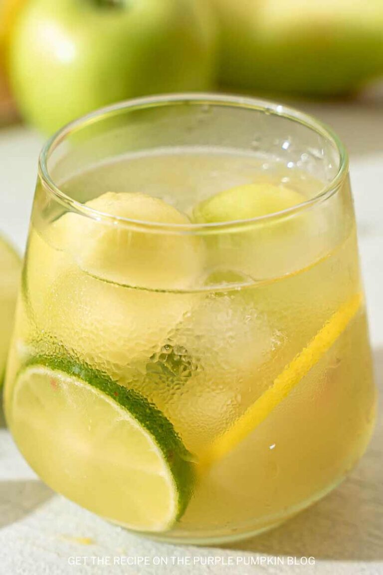 White Wine Melon Apple Sangria - A Sip of Summertime Bliss