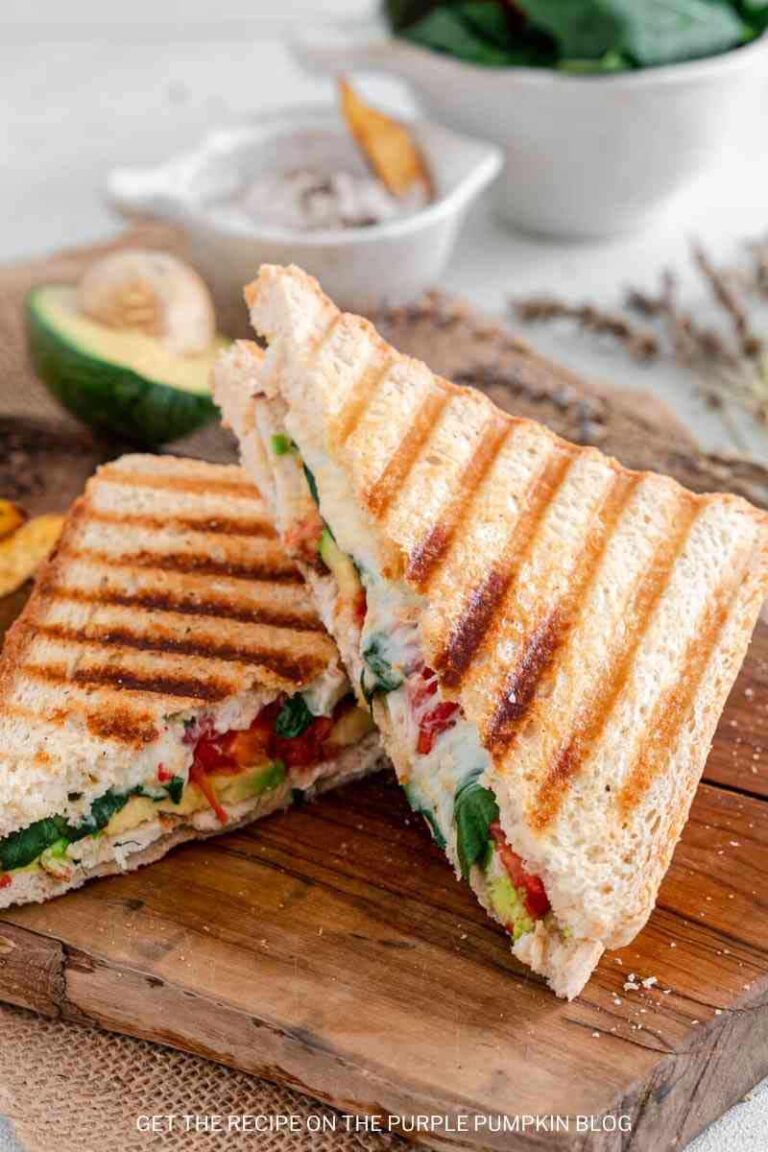Grilled Chicken Avocado Panini Sandwiches