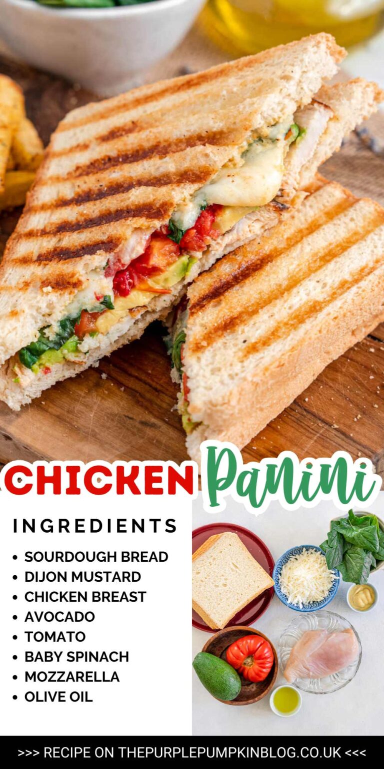 Grilled Chicken Avocado Panini Sandwiches