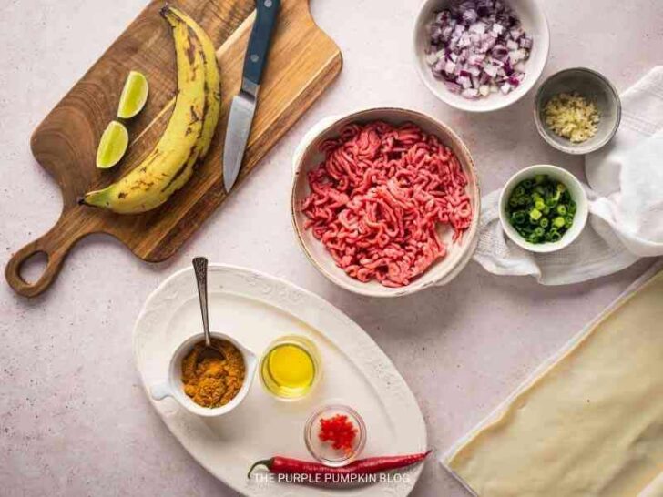 Spicy Jamaican Beef Patties Recipe with Fried Plantain Chips