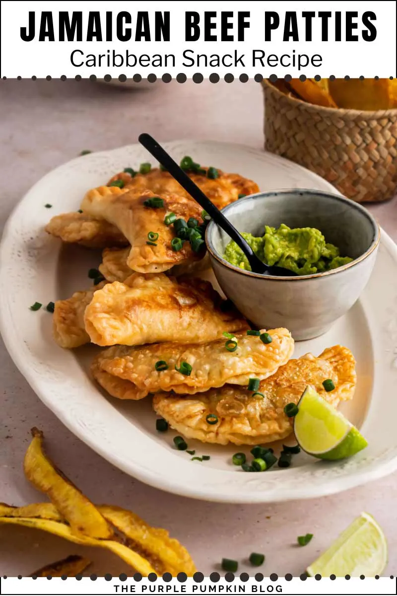Spicy Jamaican Beef Patties Recipe with Fried Plantain Chips