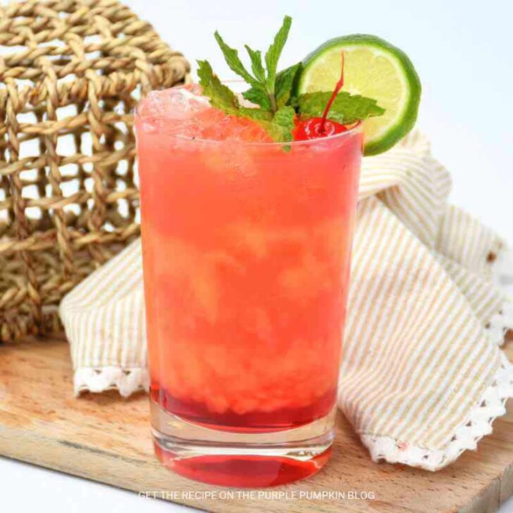 Summer Mai Tai Cocktail Recipe with Rum & Fruit Juices