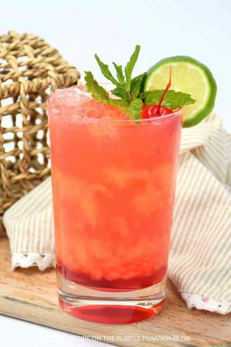 Summer Mai Tai Cocktail Recipe with Rum & Fruit Juices