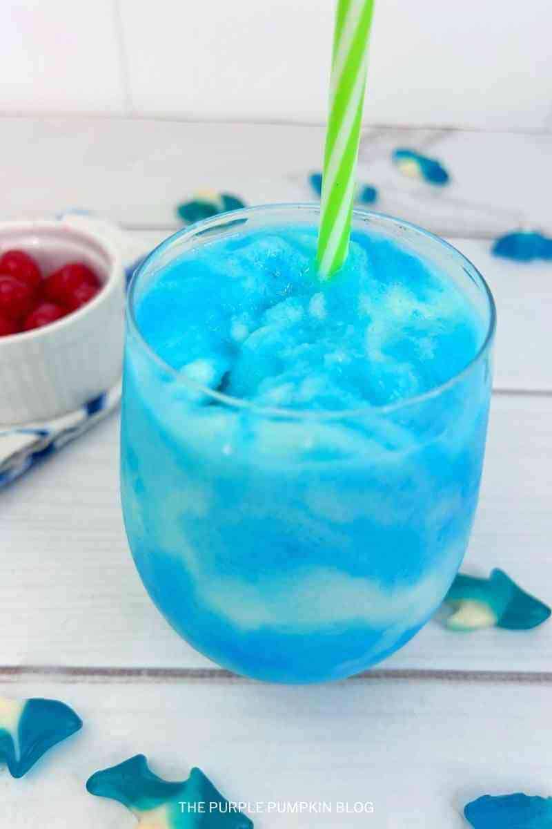 Frozen Shark Attack Margarita Cocktail