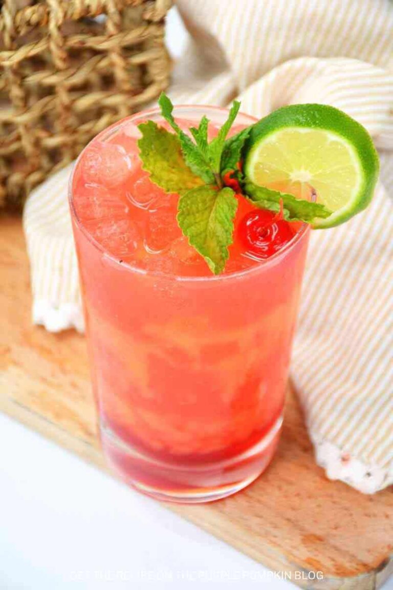 Summer Mai Tai Cocktail Recipe with Rum & Fruit Juices