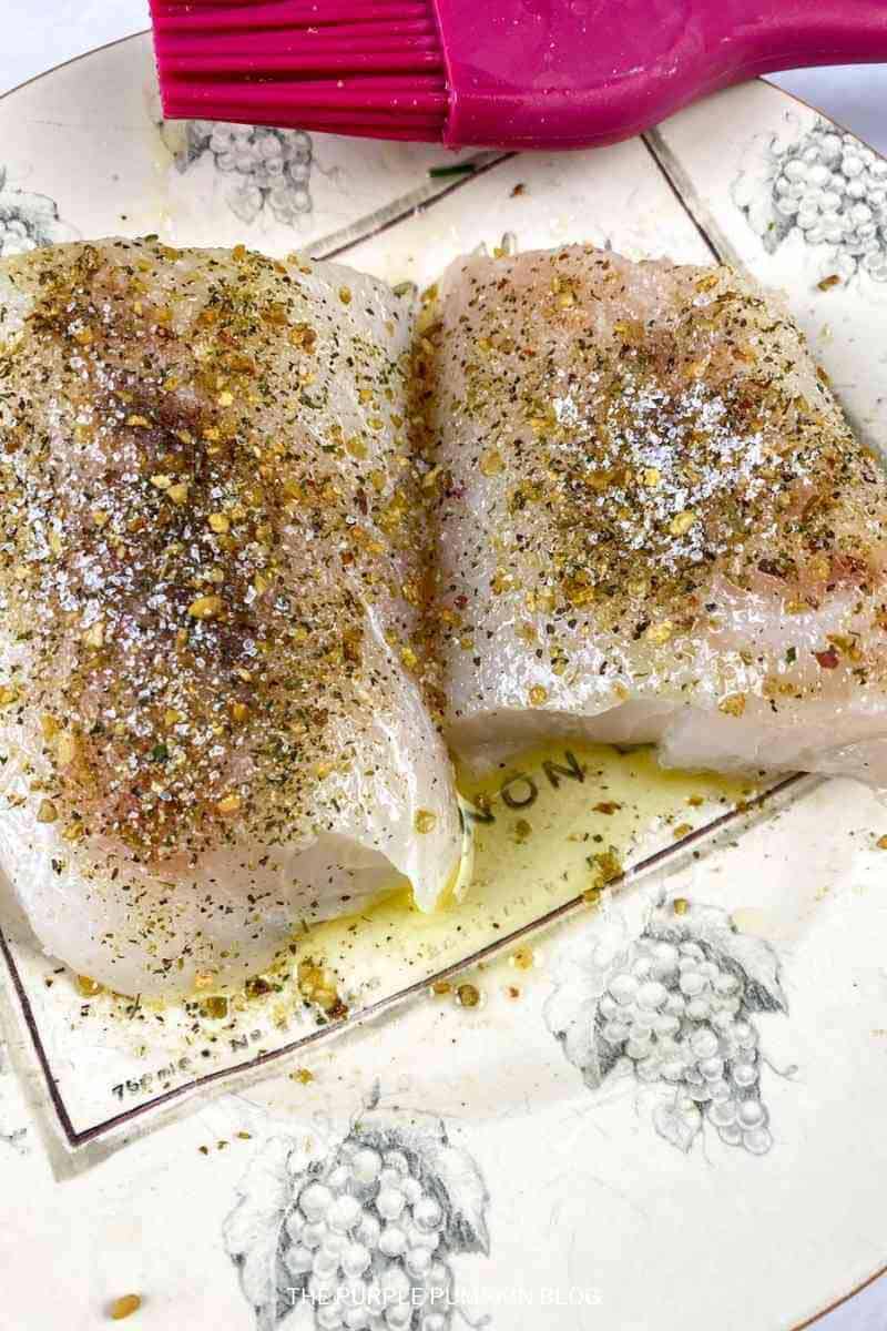 Air Fryer Cod Recipe with Mango Salsa