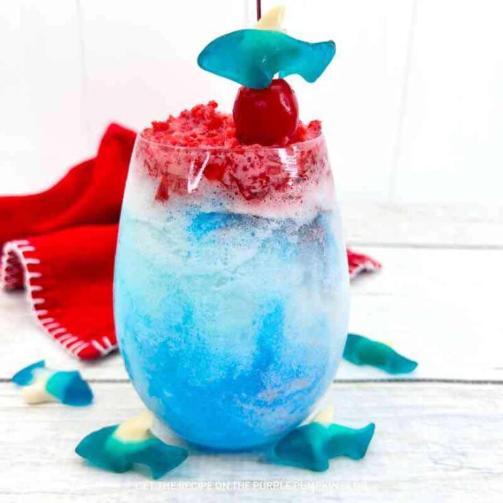 Frozen Shark Attack Margarita Cocktail