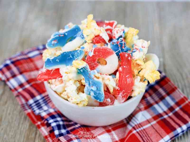 Snack with a Bite: Baby Shark Popcorn Mix for a Playful Treat!
