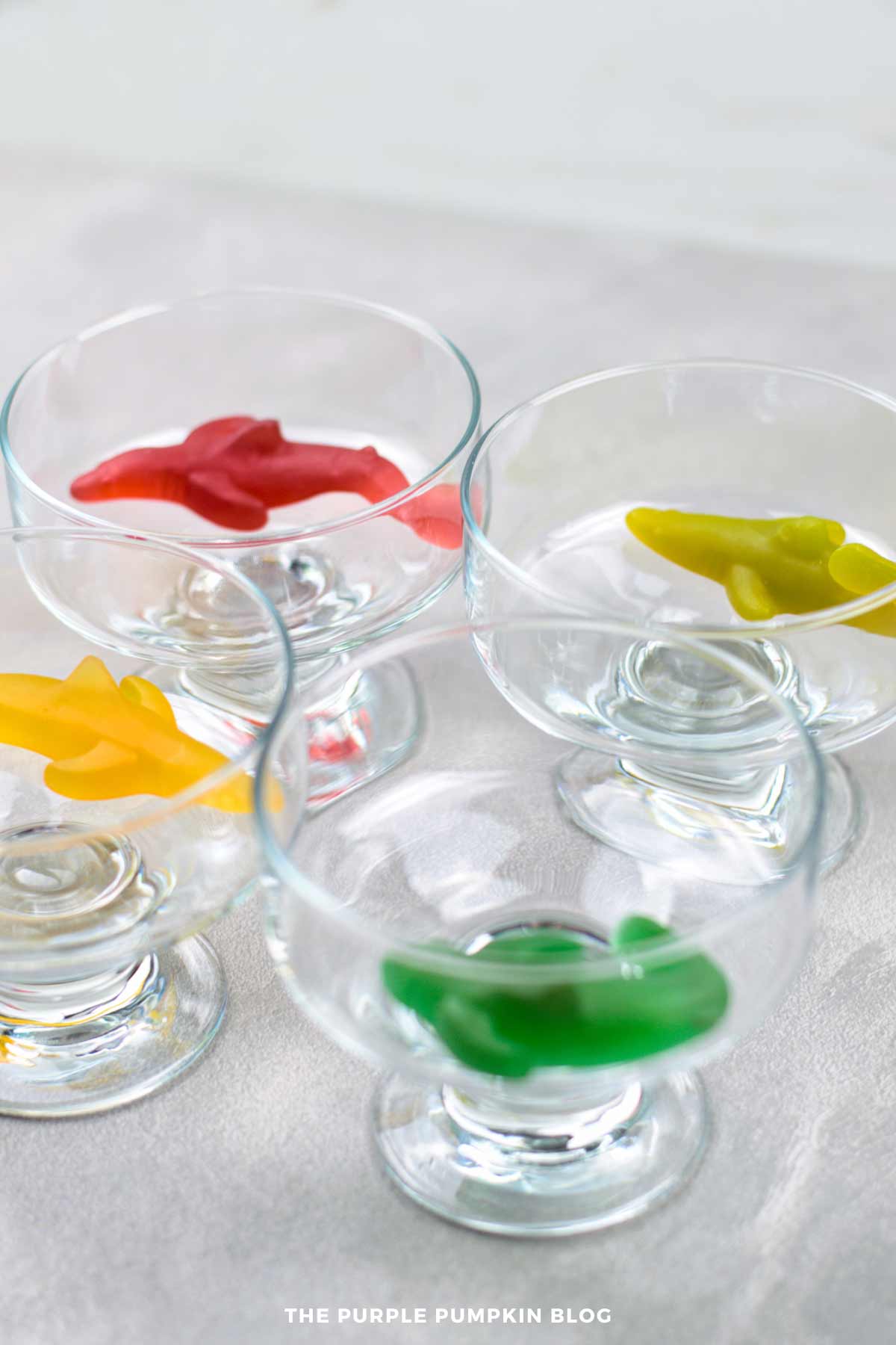 Shark Beach Jello Cups Dessert: Shark Week/Baby Shark Party