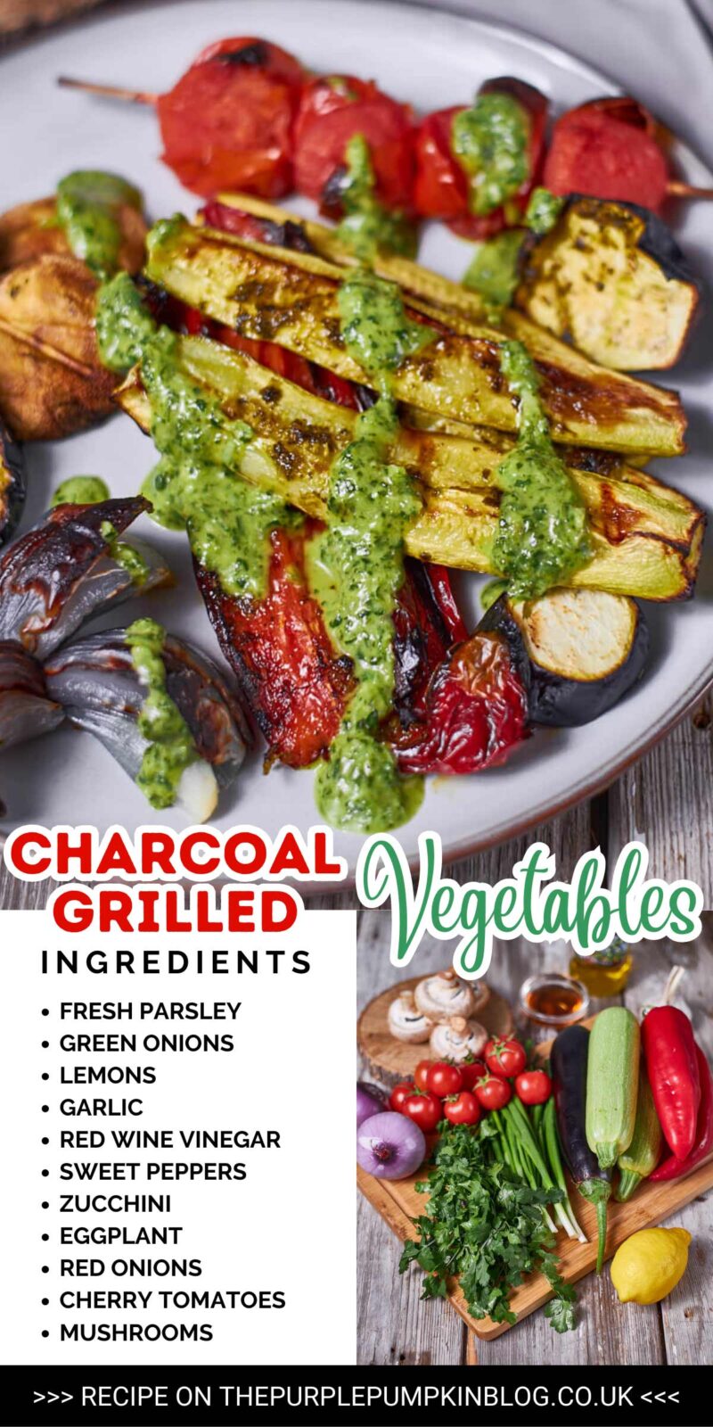 Charcoal Grilled Mediterranean Vegetables: Summer Sides Recipe