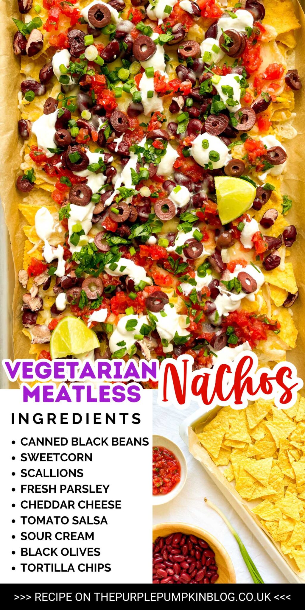 Best Vegetarian Sheet Pan Meatless Nachos Recipe