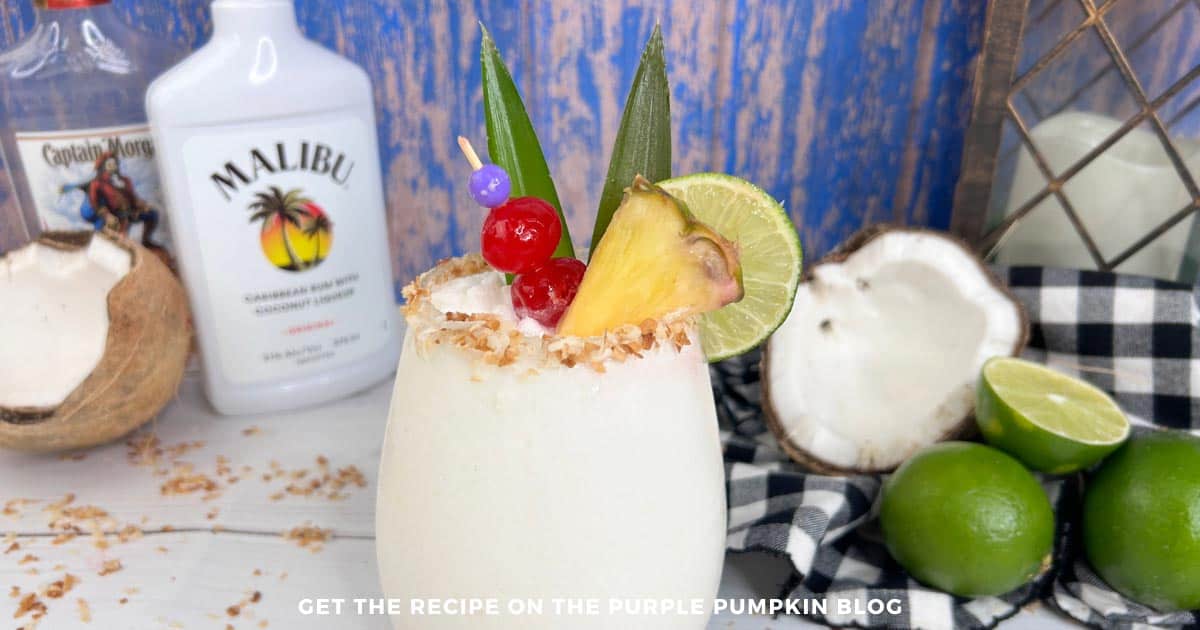 Best Malibu Rum Pina Colada Recipe: Frozen Coconut Cocktail