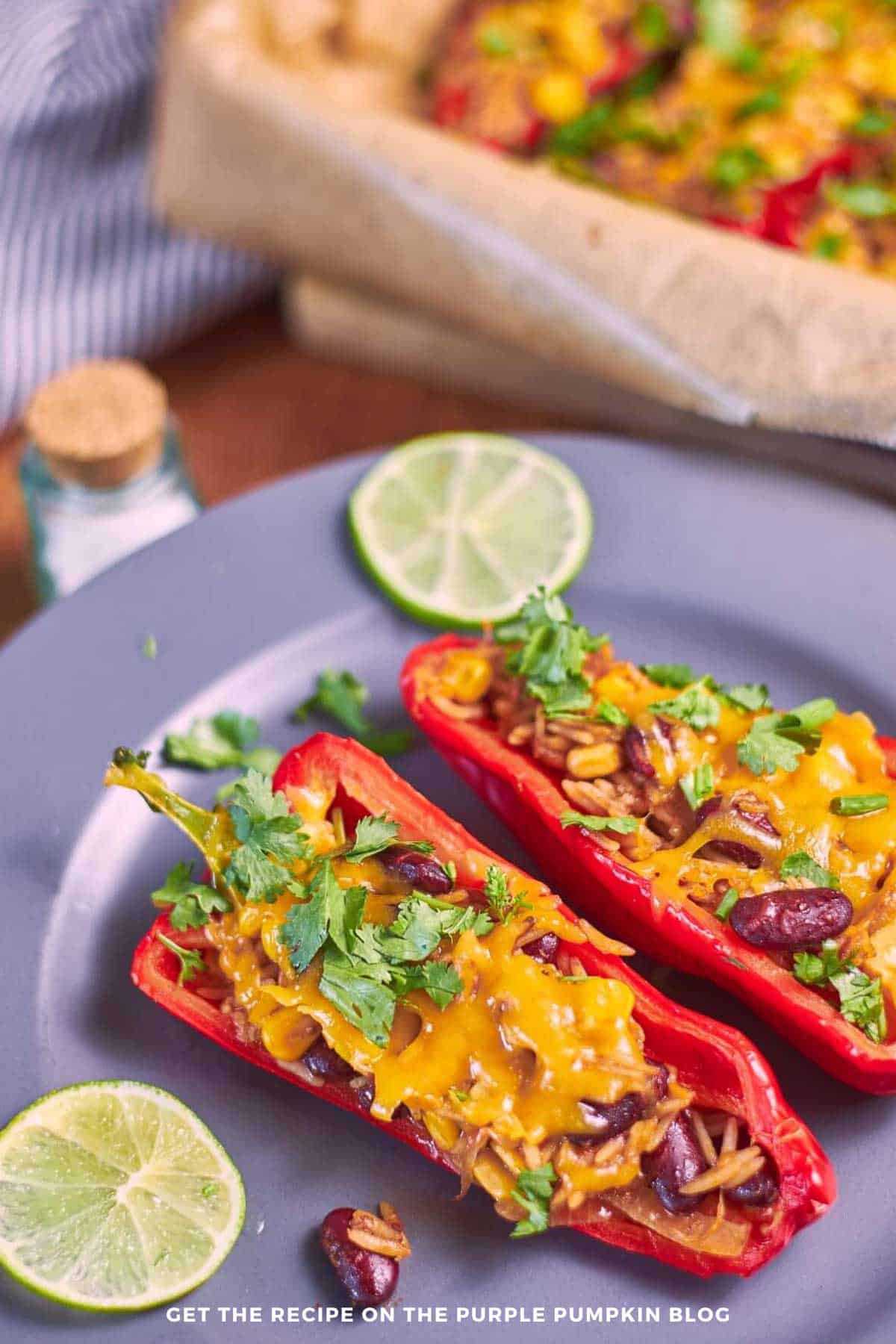Gluten Free Stuffed Peppers Recipe with Black Beans