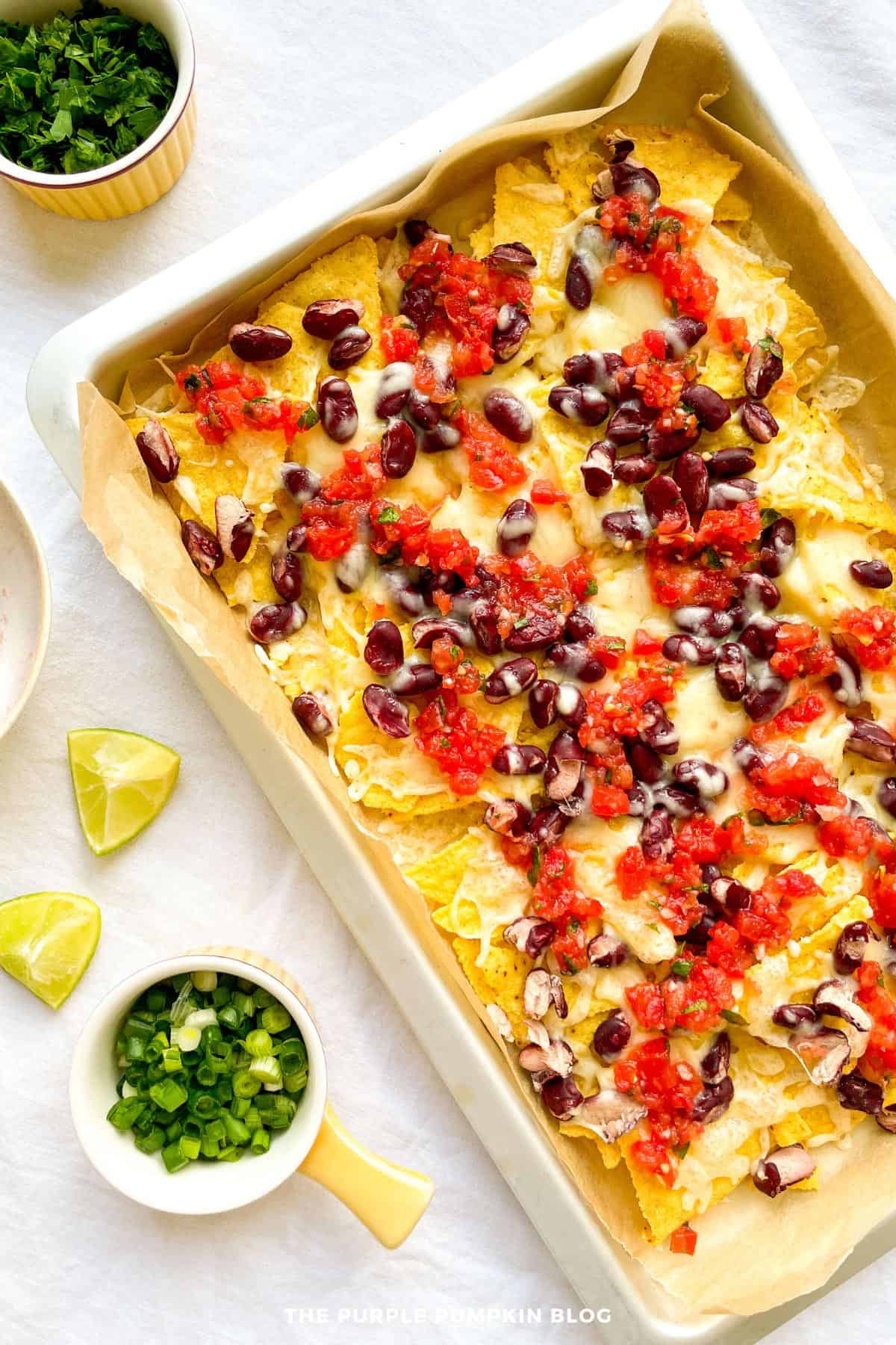 Best Vegetarian Sheet Pan Meatless Nachos Recipe