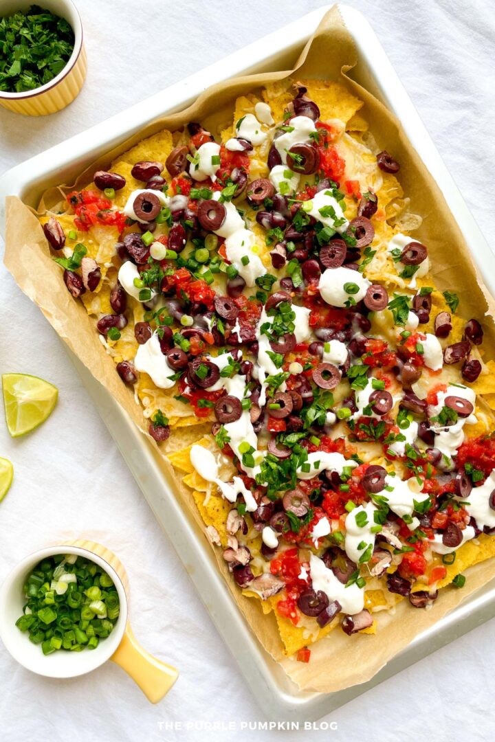 Best Vegetarian Sheet Pan Meatless Nachos Recipe