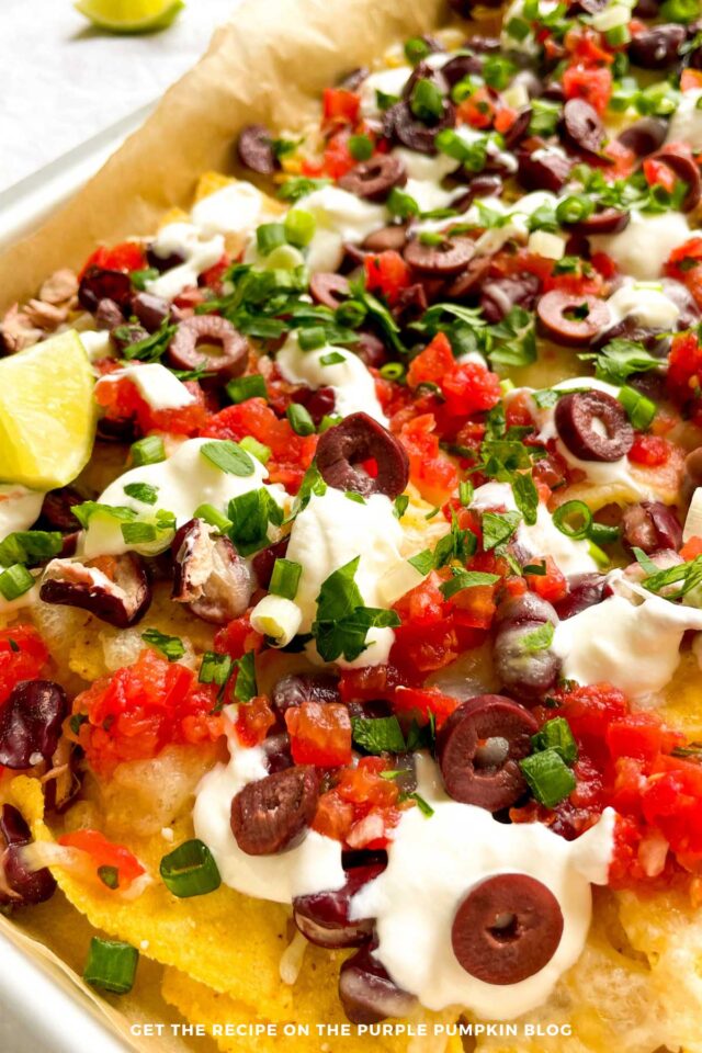 Best Vegetarian Sheet Pan Meatless Nachos Recipe