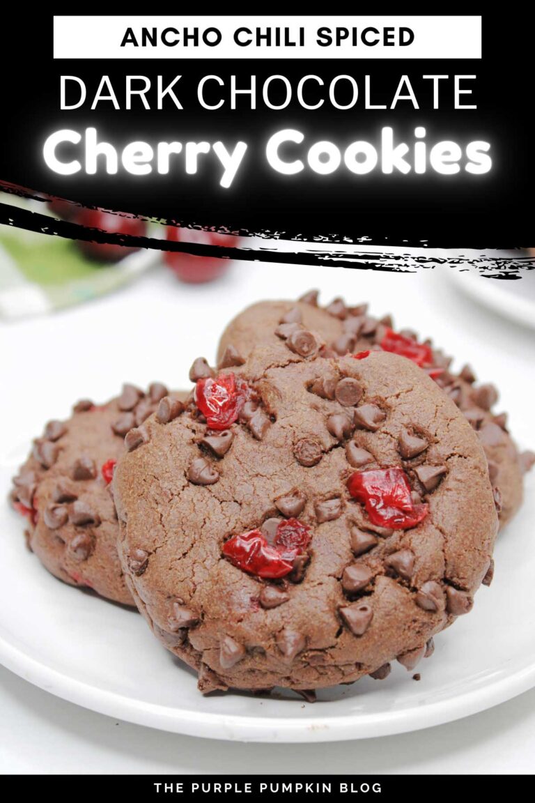 Spicy Chocolate Cherry Cookies Recipe with Ancho Chili