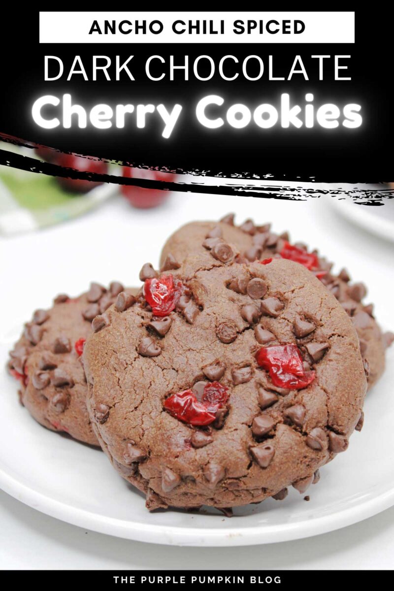 Spicy Chocolate Cherry Cookies Recipe with Ancho Chili