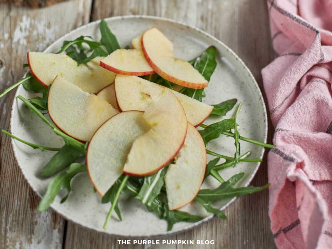 Best Fall Apple Salad Recipe with Toasted Hazelnuts