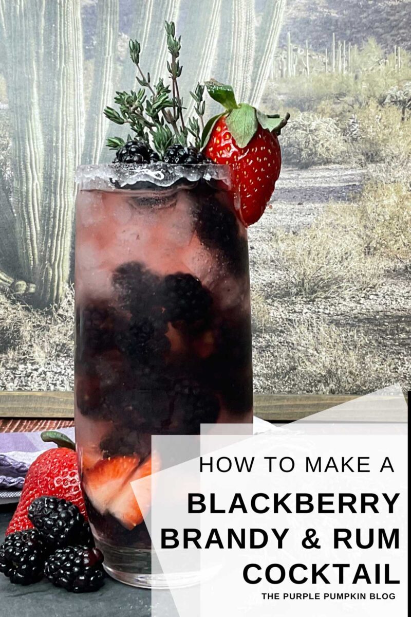 Blackberry Brandy Cocktails (Sidecar Cocktail)
