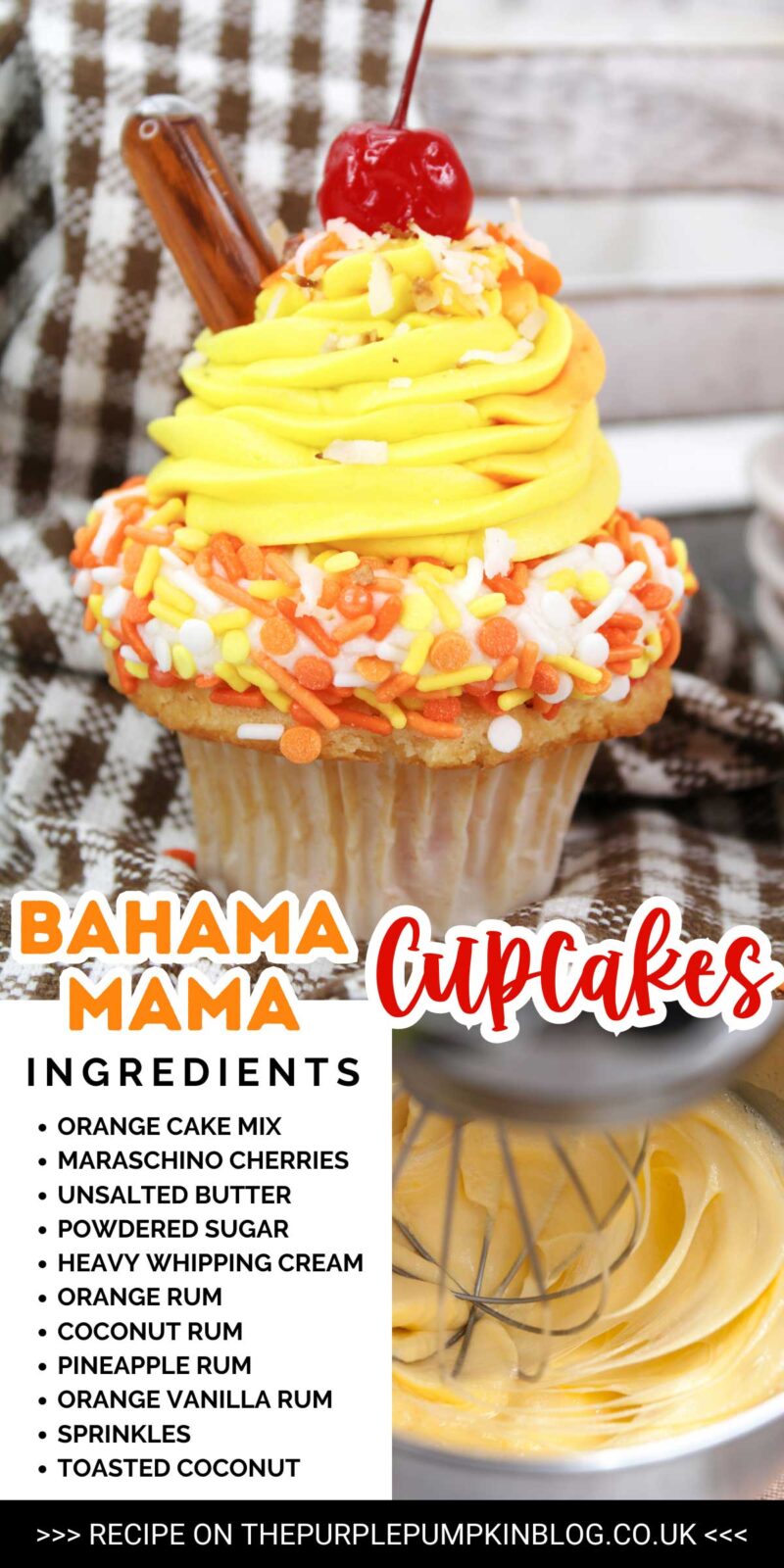 How To Make The Best Bahama Mama Cupcakes Recipe