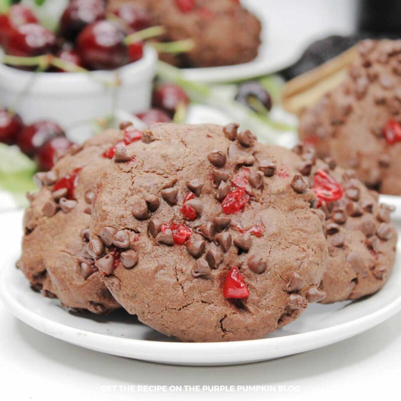 Spicy Chocolate Cherry Cookies Recipe with Ancho Chili