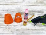 Easy DIY Terracotta Clay Pot Jack-o'-Lanterns Craft