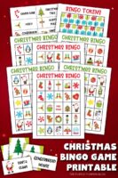 Free Christmas Bingo Printable Game Cards Family Games