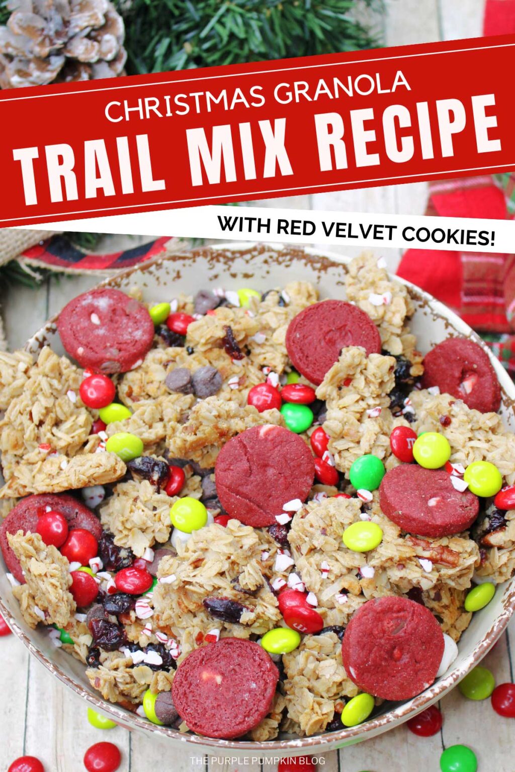 Christmas Granola Trail Mix Recipe (Homemade Gifts!)