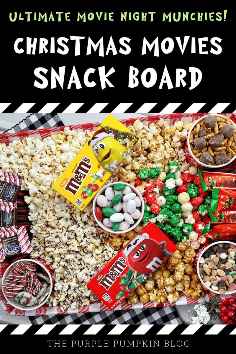 Christmas Movie Night Snack Board (Easy Holiday Tray)