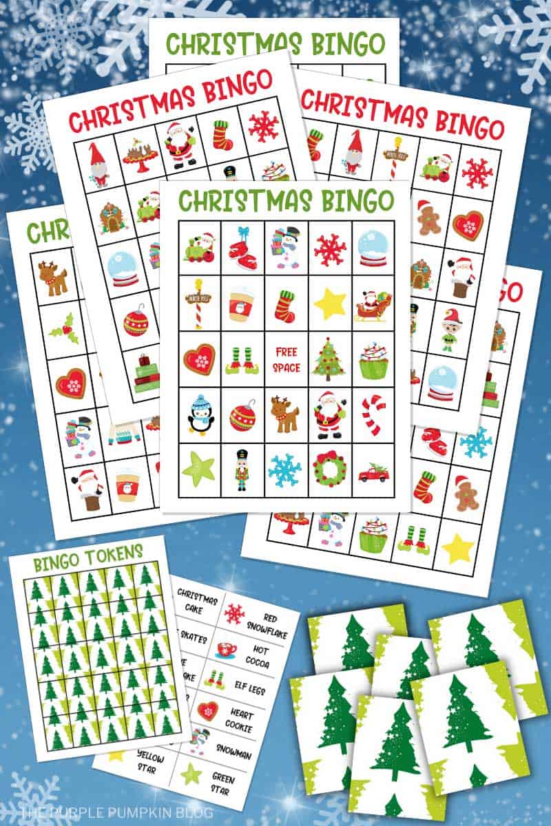 Free Christmas Bingo Printable Game Cards Family Games