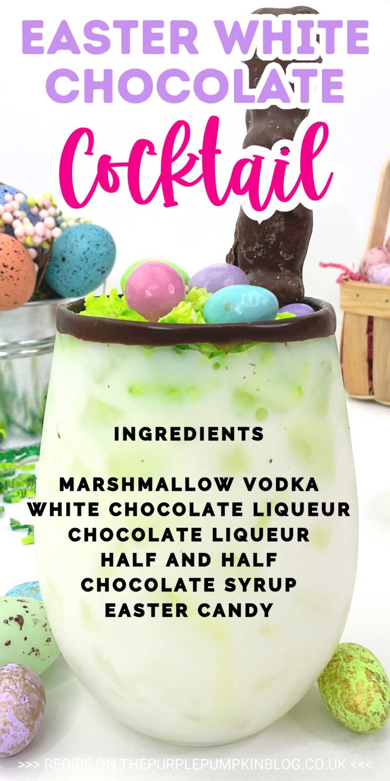 Easter White Chocolate Cocktail Recipe with Vodka