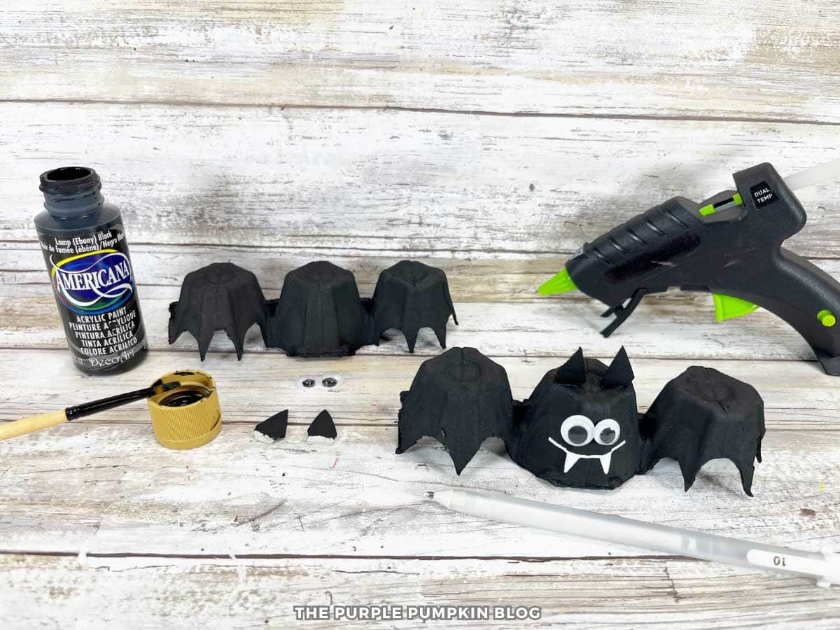Recycled Egg Carton Bats: An Easy Halloween Craft for Kids!