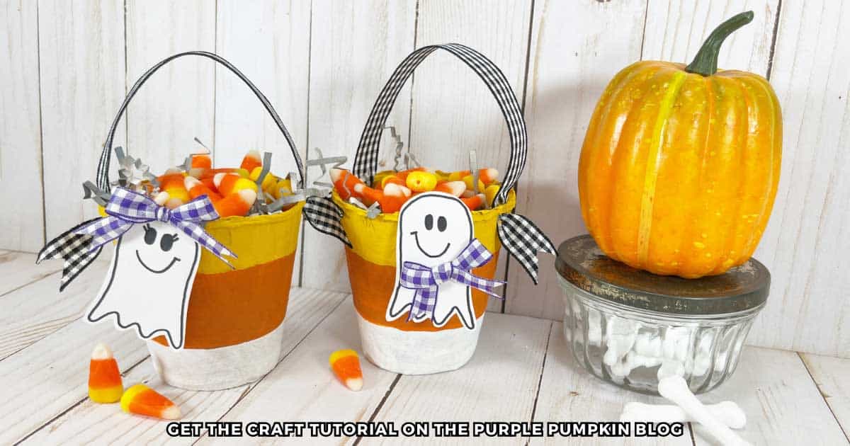 Mini Candy Corn Halloween Buckets—Tween and Teen Craft Idea!