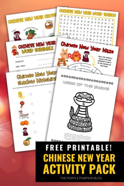 Chinese New Year Printables - The Purple Pumpkin Blog