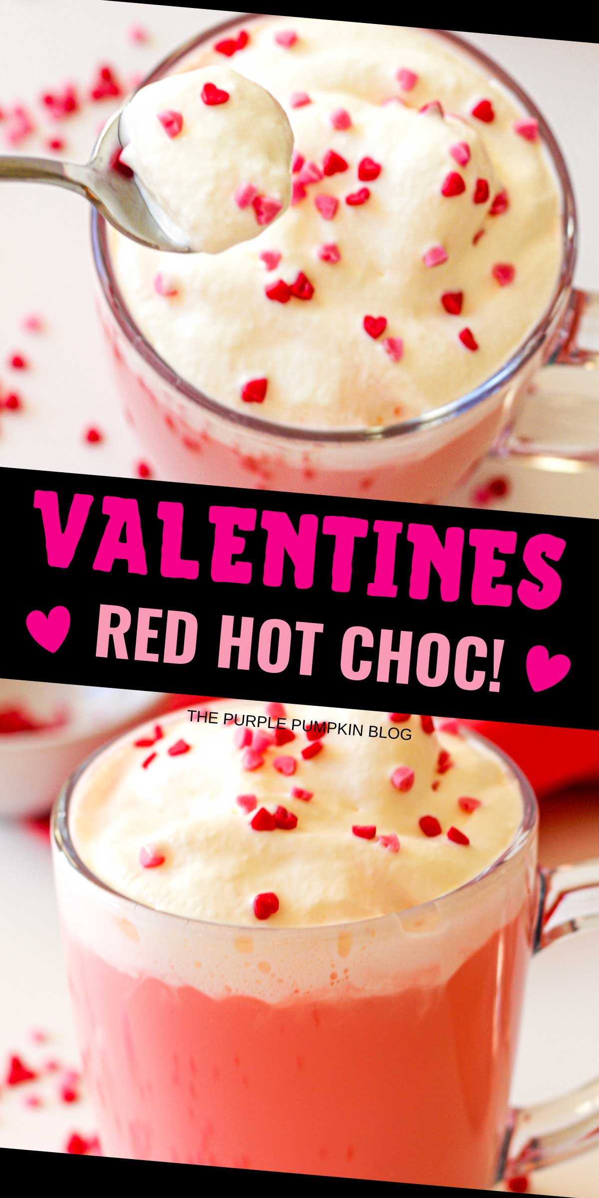 Red Velvet Hot Chocolate For a Cozy Valentine's Day!
