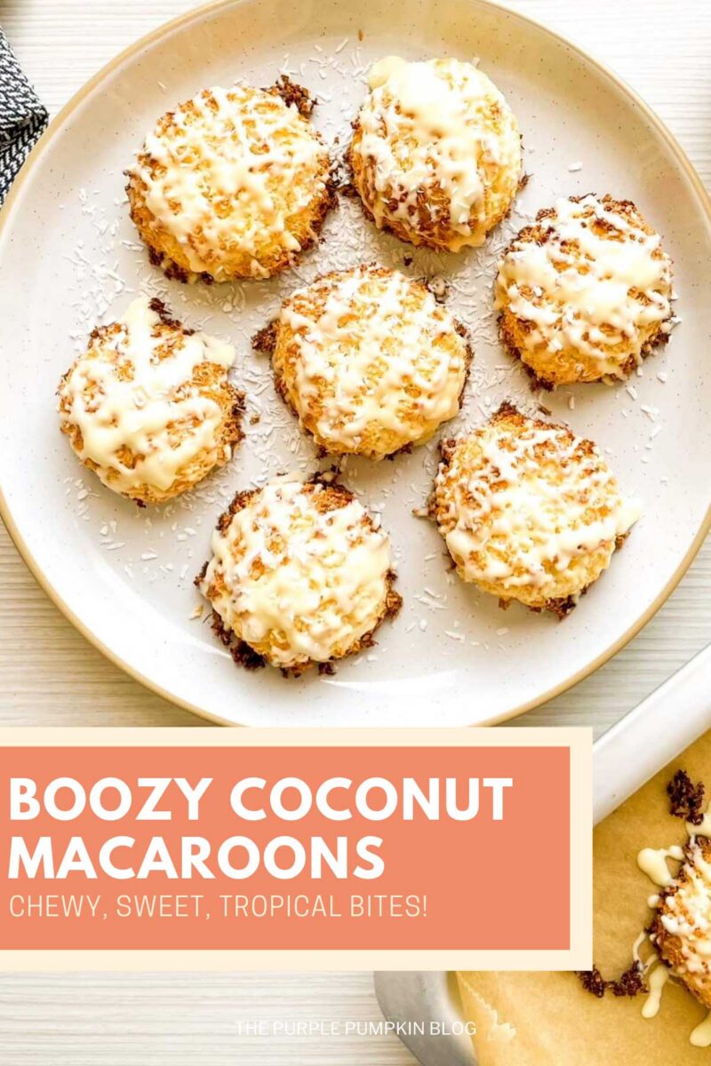 Tequila Coconut Macaroons—Boozy Tropical Cookie Recipe
