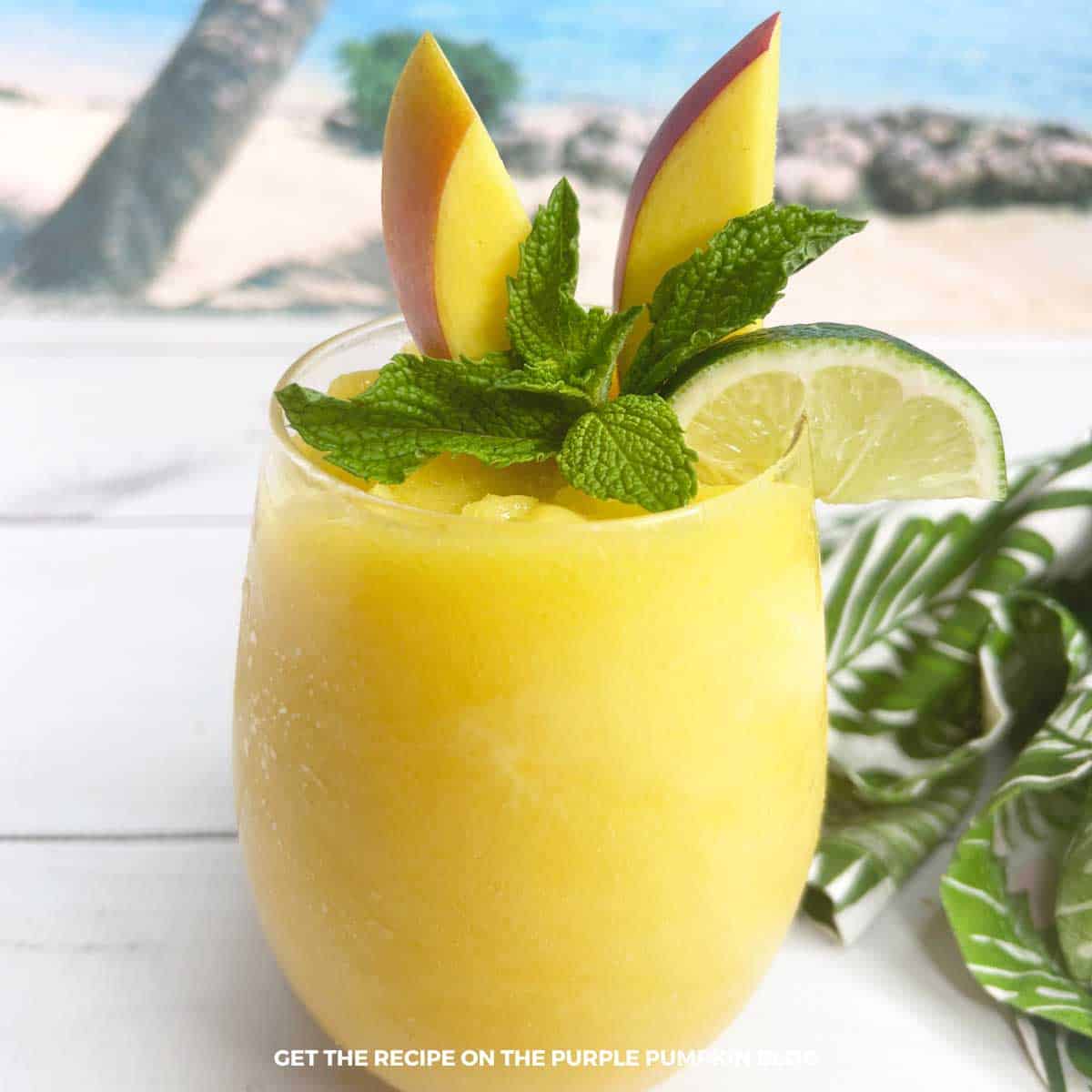 Mango Wine Slushie Cocktail – Easy Frozen Summer Drink Recipe