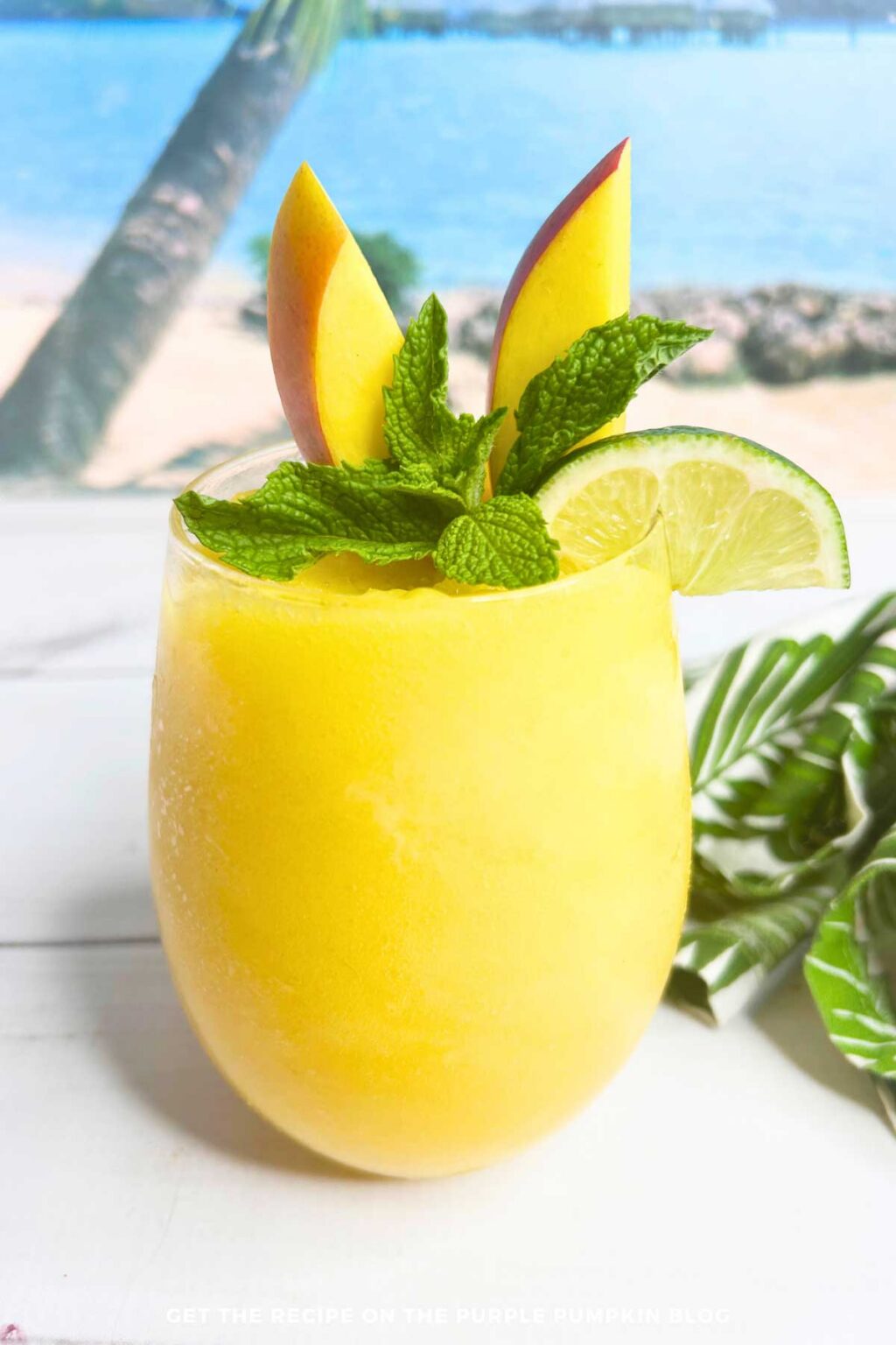 Mango Wine Slushie Cocktail – Easy Frozen Summer Drink Recipe