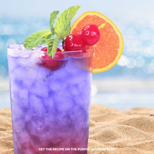 Purple Paradise Cocktail Recipe—Fruity Tropical Summer Drink!