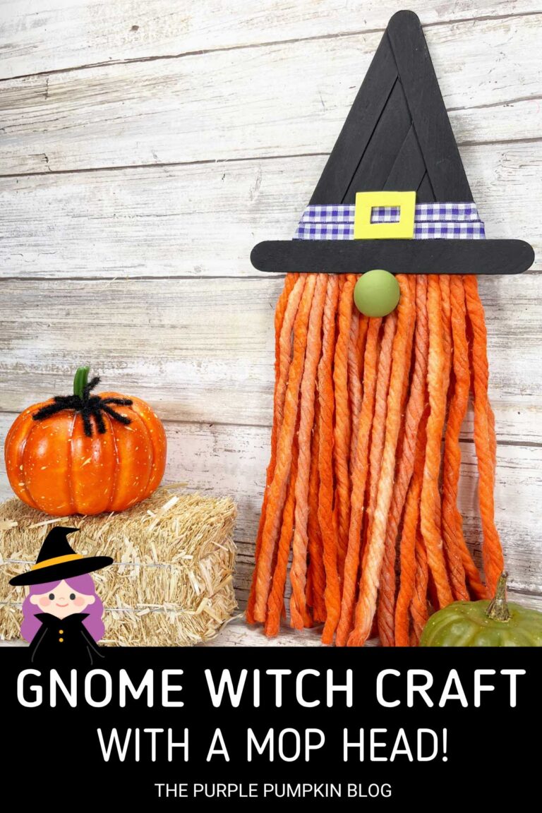 Halloween Witch Gnome Craft—Easy DIY Halloween Decor