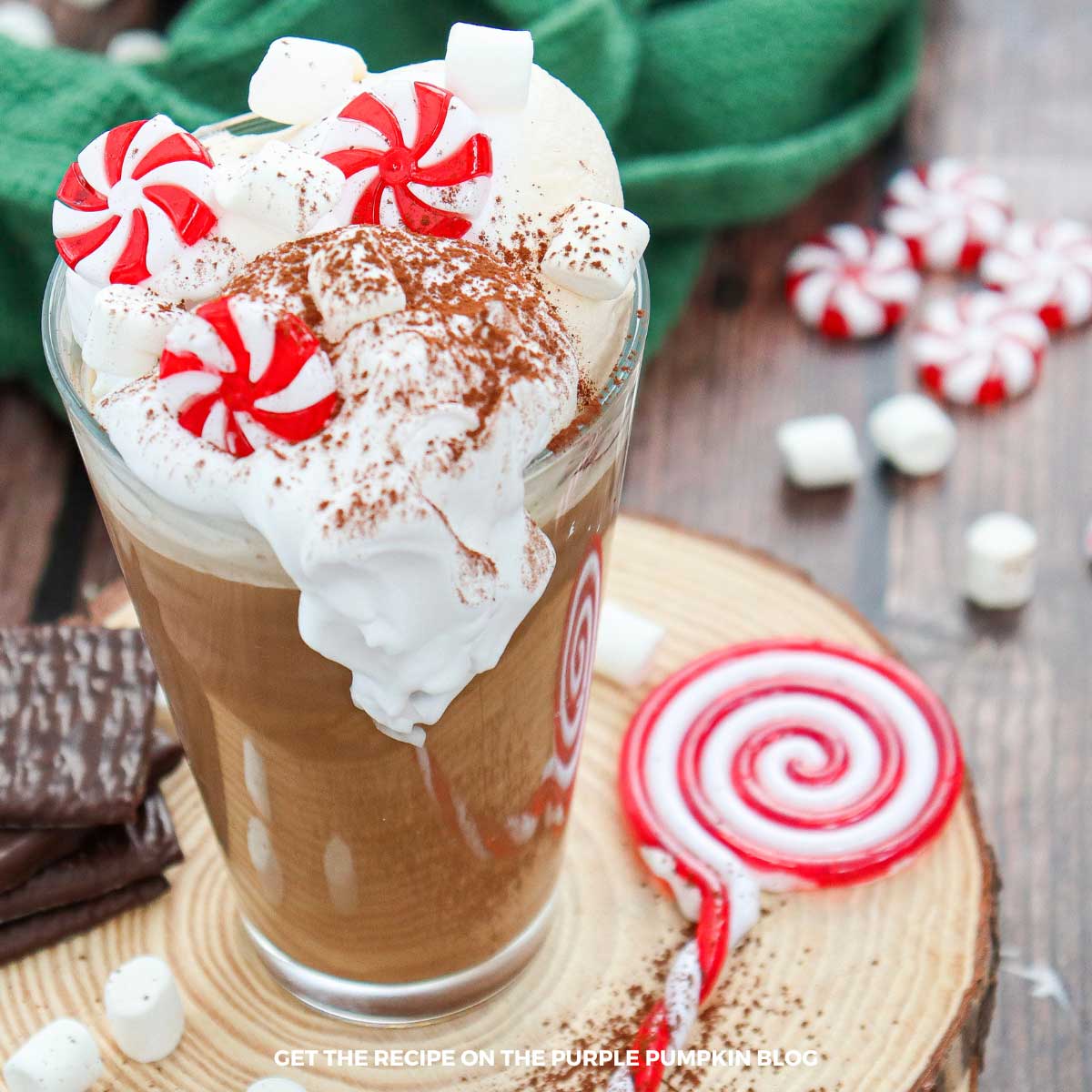 Cozy Peppermint Hot Chocolate Drink for Winter