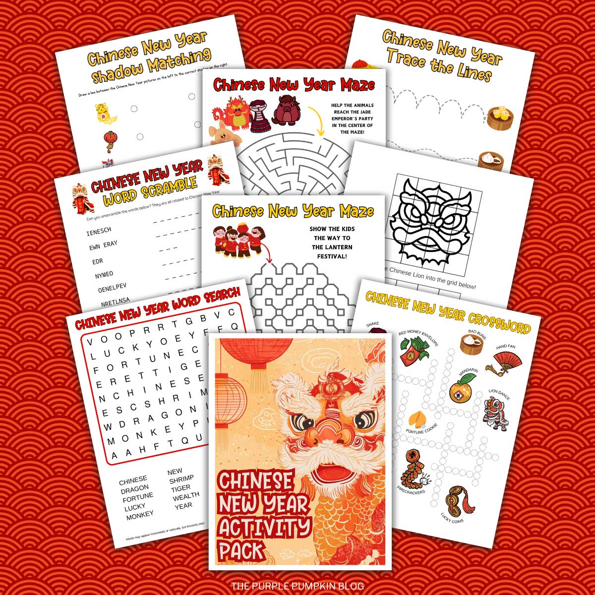 Free Printable Chinese New Year Activities Pack Year of the Rabbit