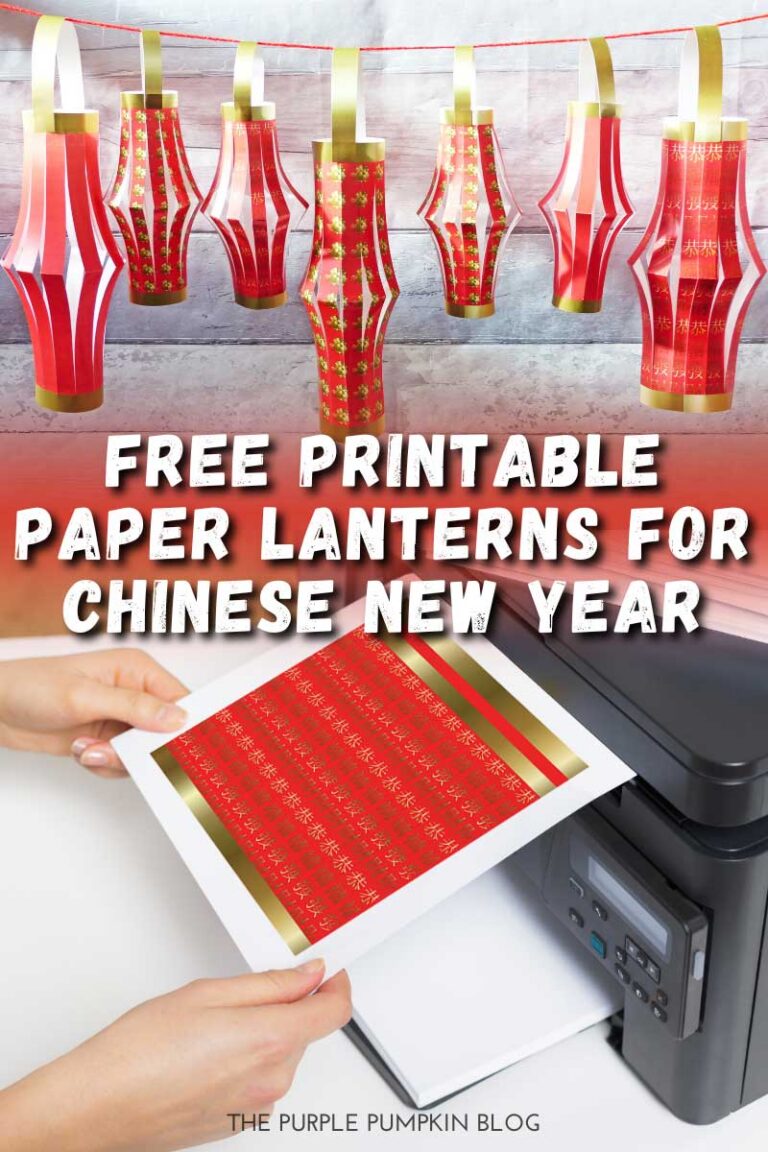 Free Printable Chinese Lantern Template Easy Paper Craft
